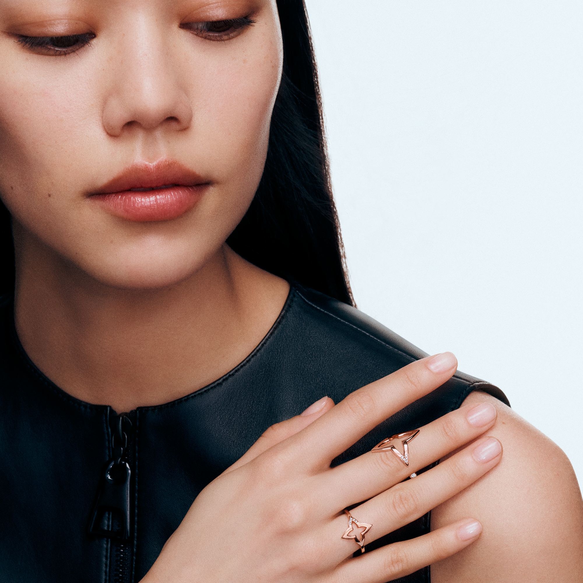 Louis Vuitton Blossom Open Ring, Pink Gold and Diamonds - Jewelry - Categories | LOUIS VUITTON